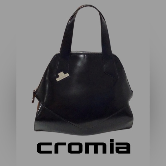 Cromia | Bags | Cromia Italian Leather Shoulder Totehandbagshoulder Bag ...